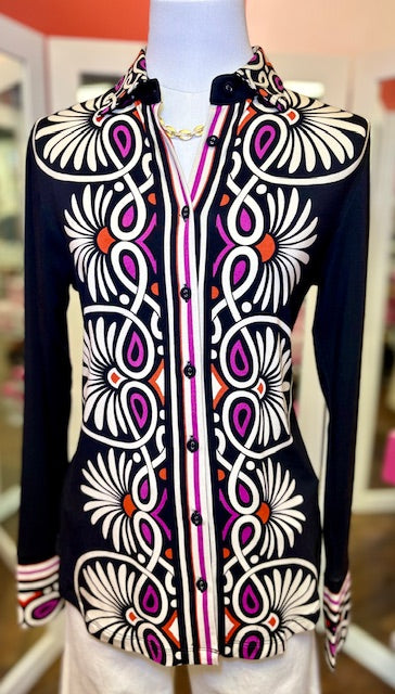 Johnny Was Janie Favorite Button Front Shirt – A Splash of Sass