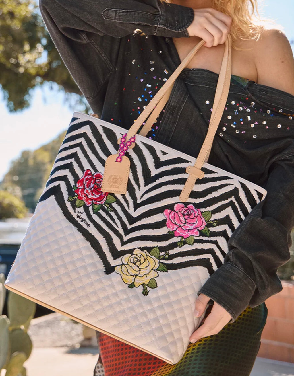 Consuela Michelle Market Tote – A Splash of Sass