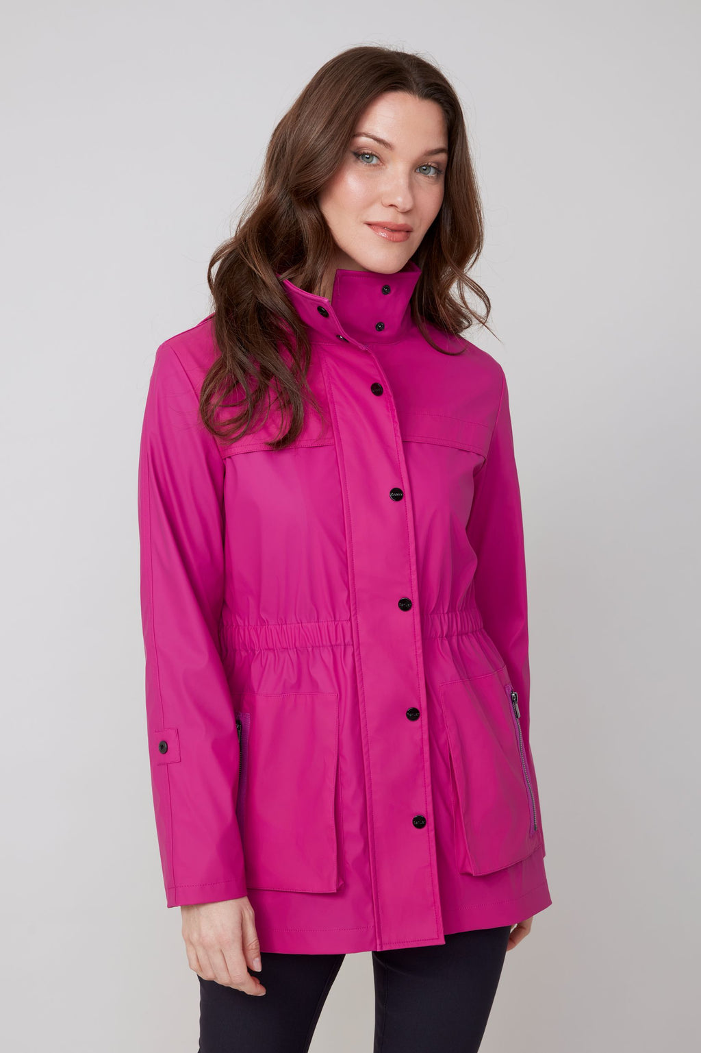 Renuar RainCoat Plum – A Splash of Sass